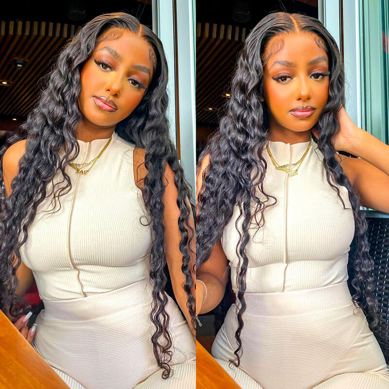 Long Loose Deep Wave 16 36 Inch Hair Lace Front Wigs West Kiss Hair