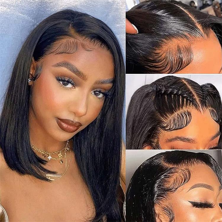 Short front lace wigs store